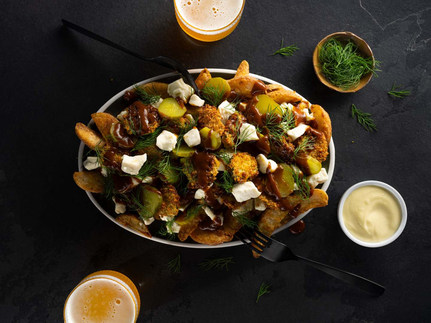Double Pickle Poutine | Fromagerie Bergeron